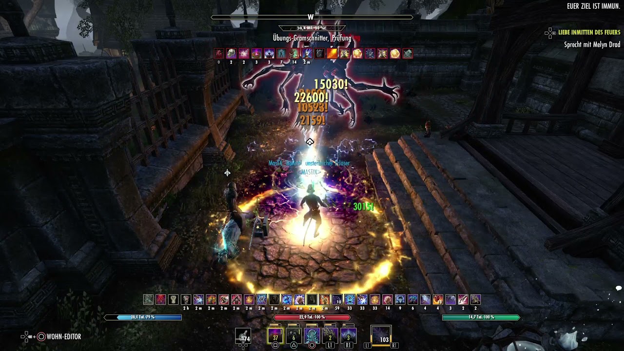 ESO 103k MagCro Parse (DoT/Double Inferno)-Blackwood - YouTube