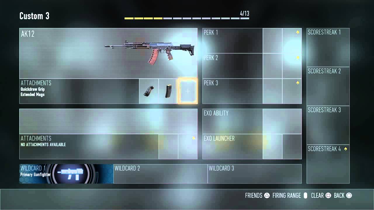 Call of Duty®: Advanced Warfare Best Class Setup for AK-12 Advanced ...