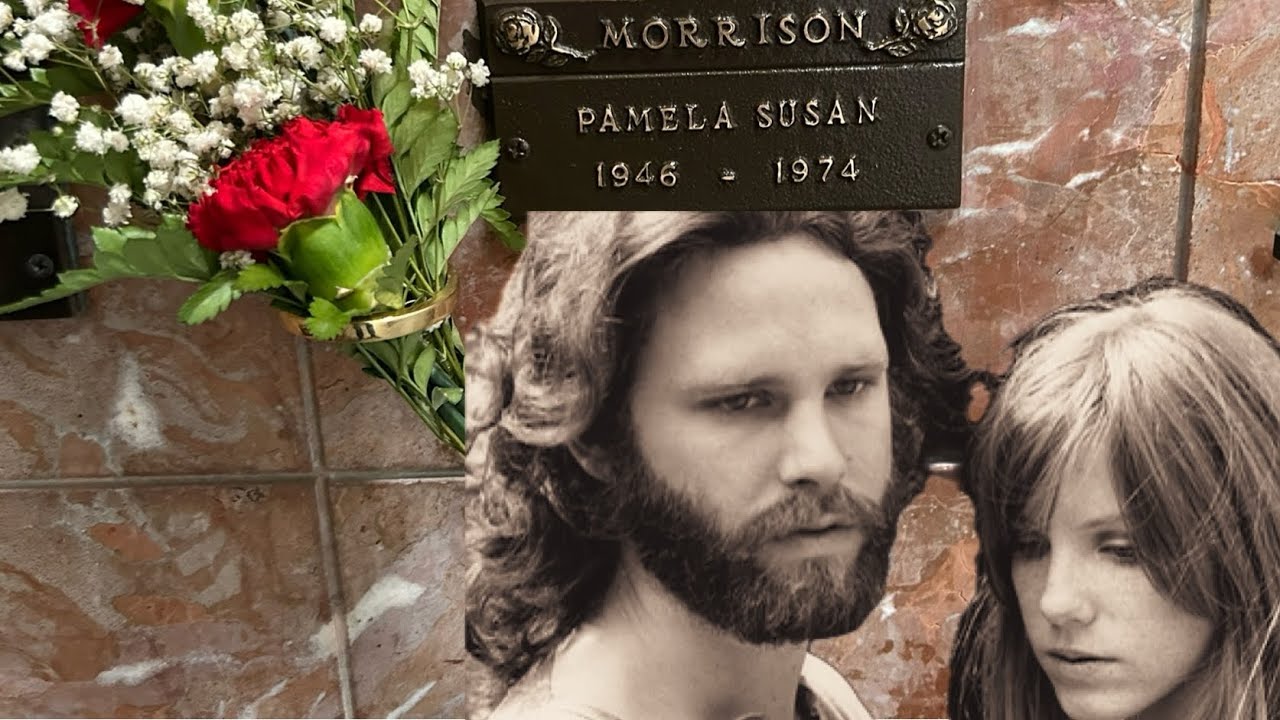 PAMELA MORRISON WIFE OF JIM MORRISON’S GRAVE -THE DOORS - YouTube