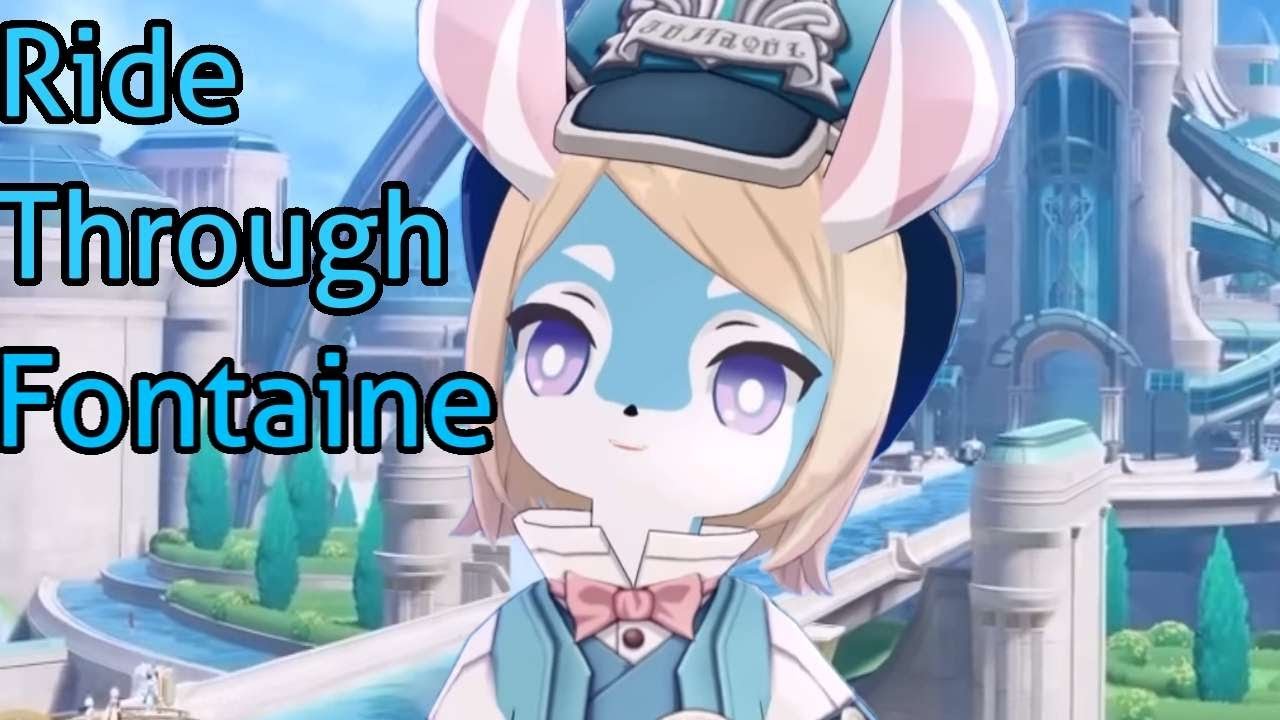 The Fontaine Experience, Aquabus ride | | Genshin Impact - YouTube