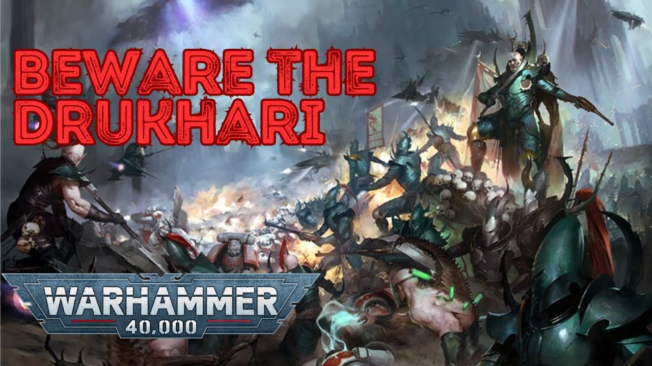 The MOST EVIL Faction in Warhammer 40k: The Dark Lore of the Drukhari - YouTube