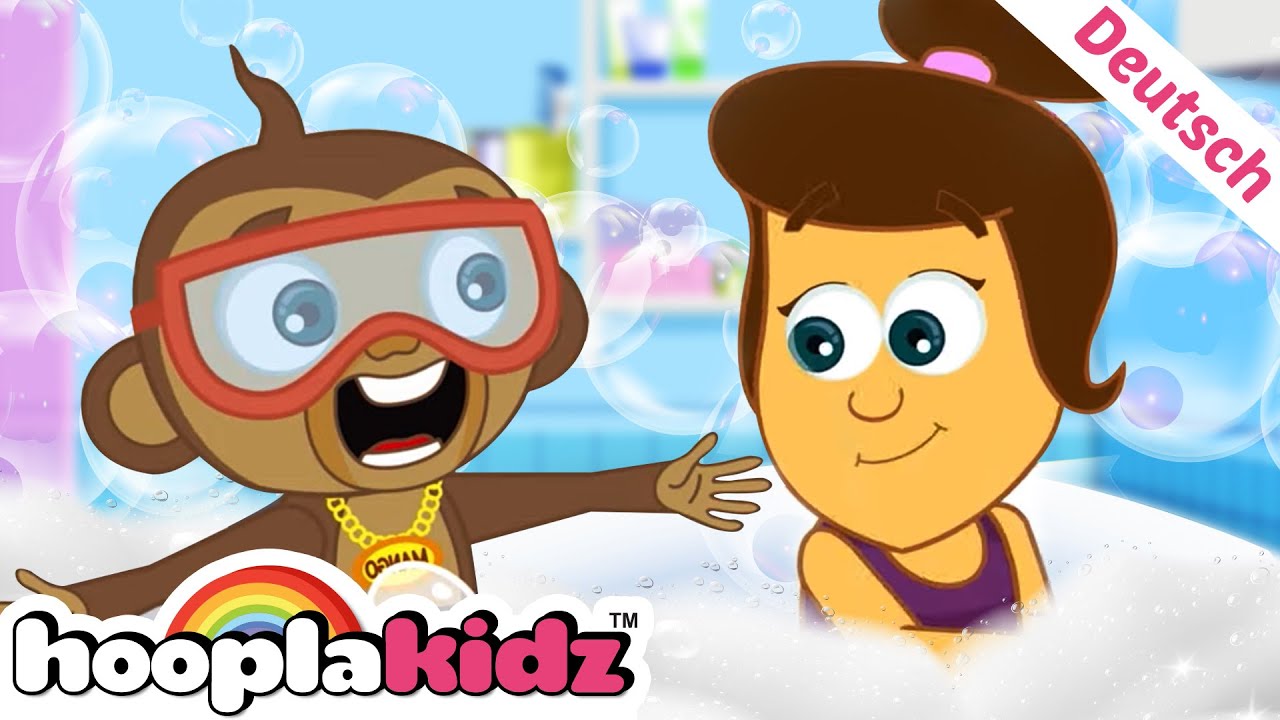 Babybadelied + Mehr Kinderreime für Kinder | HooplaKidz Deutsch - YouTube