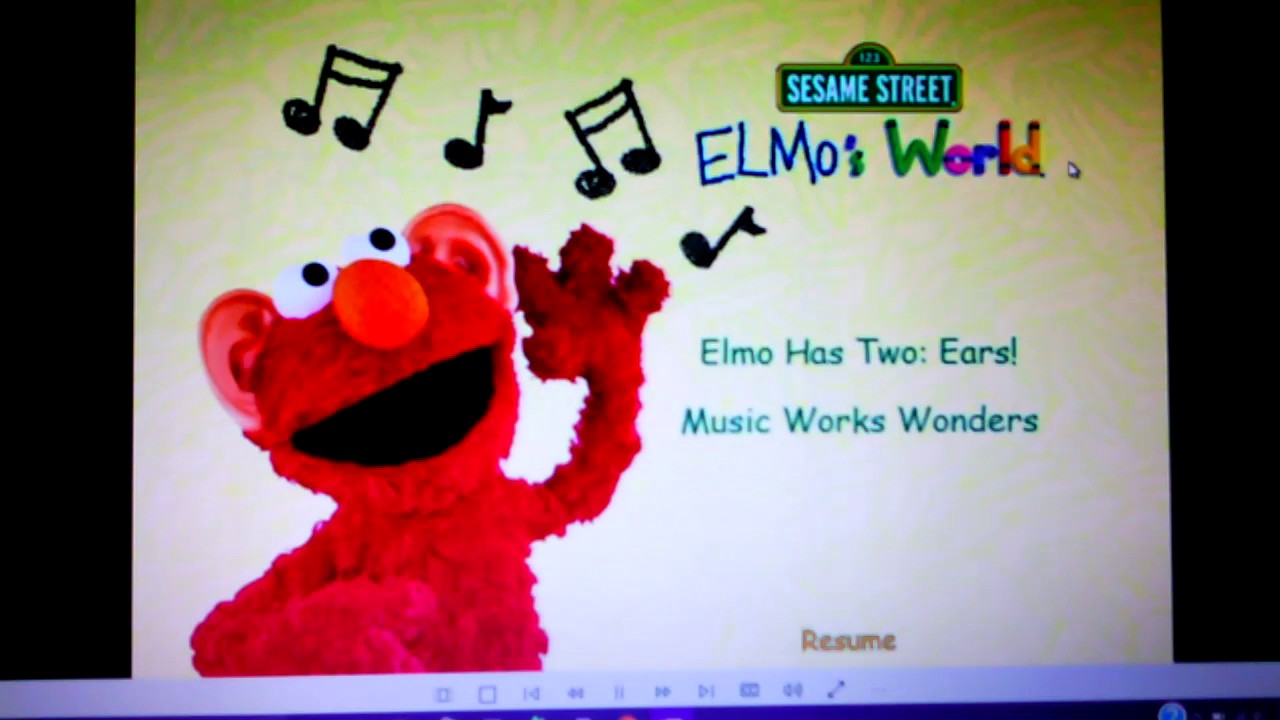 ELMo's World- Elmo Has Two: Ears! - YouTube