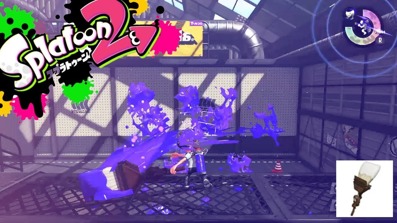Splatoon 2 Gameplay | Octo Brush!!! (Montage) - YouTube