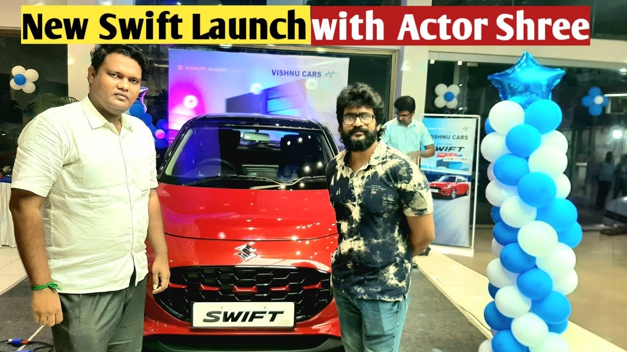 Car Talk with Actor Shreekumar at New Swift 2024 Launch - YouTube