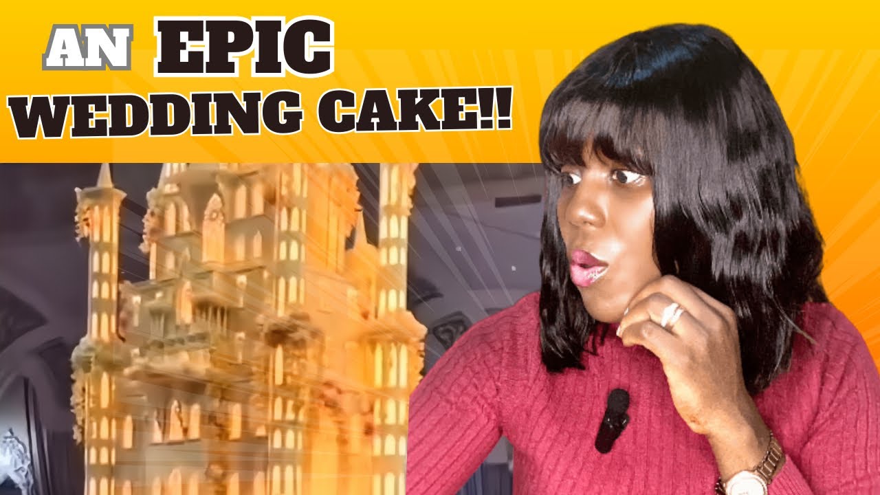 Reaction To An Epic Wedding Cake (The Cake That Stole The Show😲) - YouTube