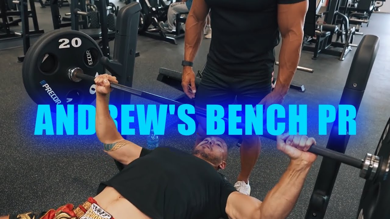 ANDREW TATE'S BENCH PRESS IS WILD - YouTube