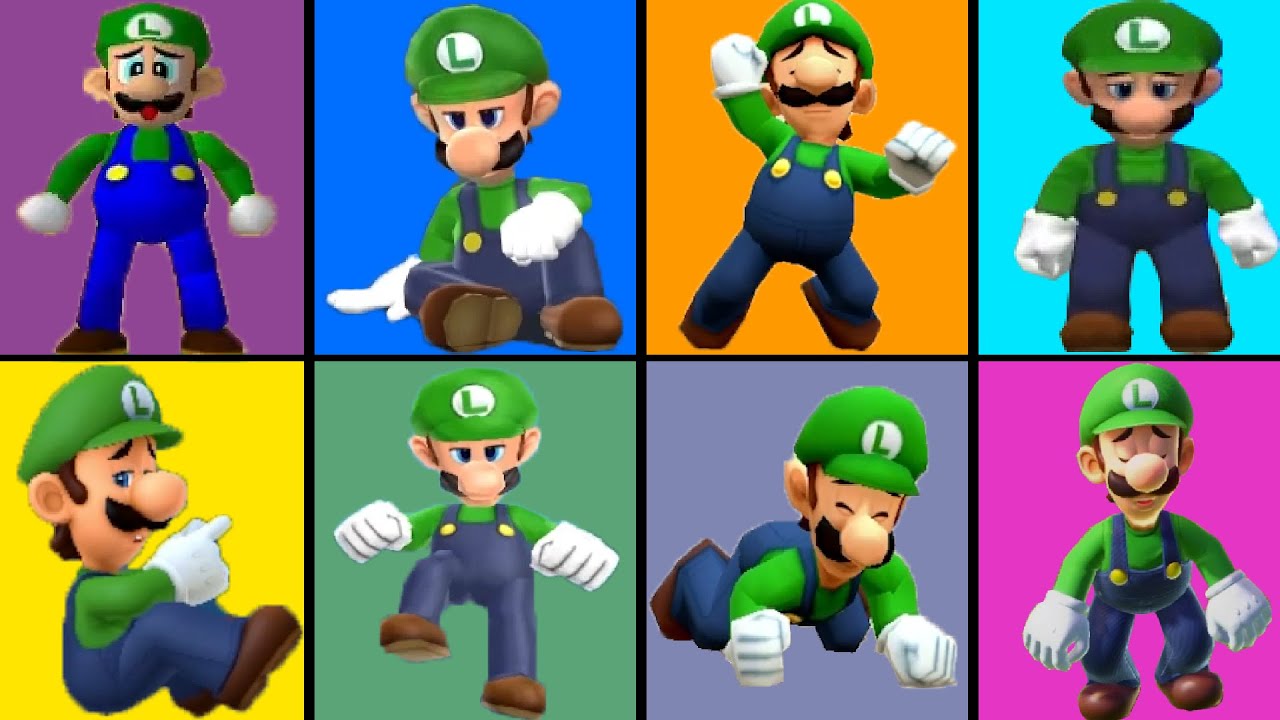 Evolution of Luigi Dying Losing in Mario Party Games (1998-2024) - YouTube