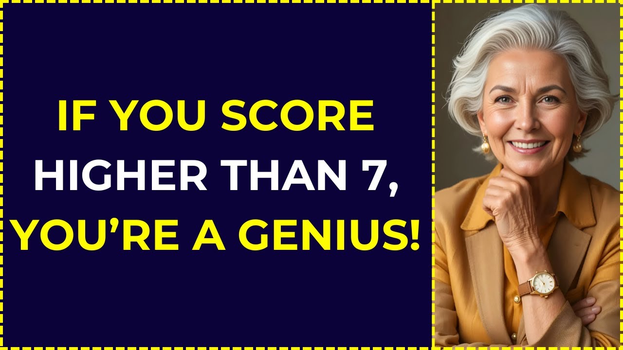 If You Score Higher Than 7, You’re a Genius – Most Adults Can’t Pass ...