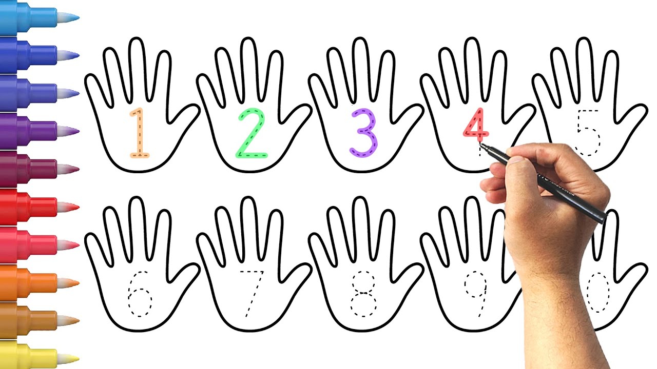 123 Learn how to count | Count Numbers 1 to 10 | English | Fun Learning ...
