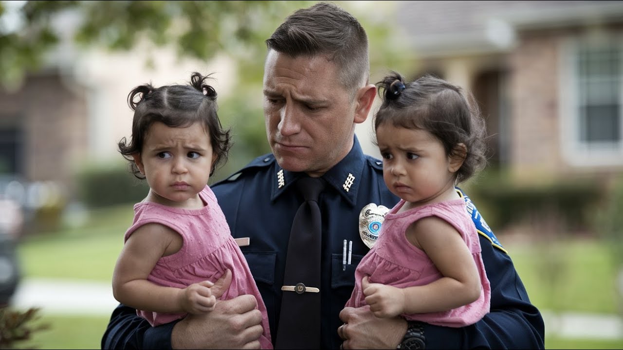 Young Black Twin Girls Urgently Approach Police Officer with Just 2 ...