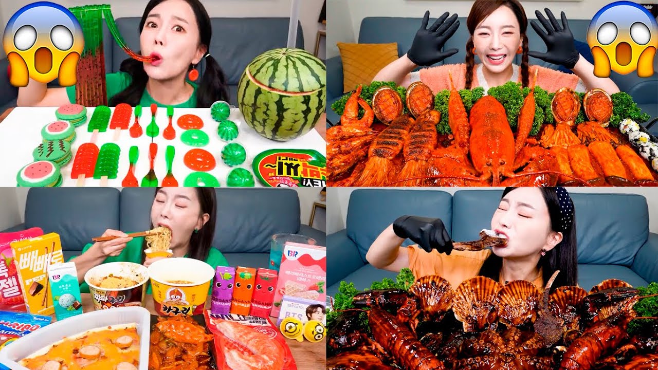 😊ASMR MUKBANG COMPILATION | 쏘영 Ssoyoung | 😊EATING SOUNDS | SATISFYING ...