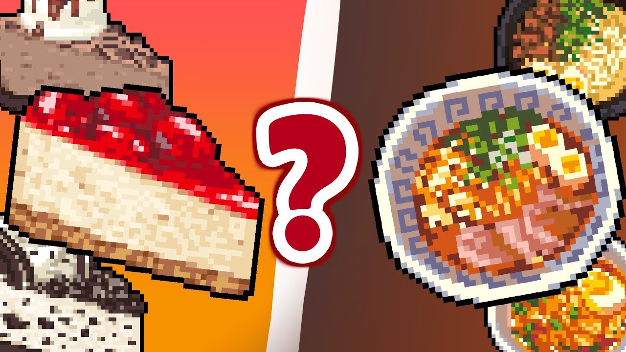 Ramen or Cheesecake? Pixel Art - YouTube