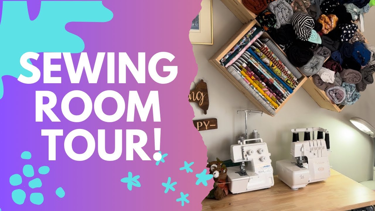 Sewing Room TOUR! Come on! Let’s go! - YouTube