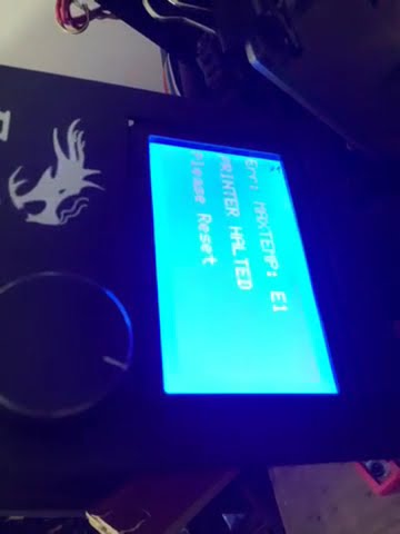 Error Max temp e1 printer halted en mi Ender 3 Pro - YouTube