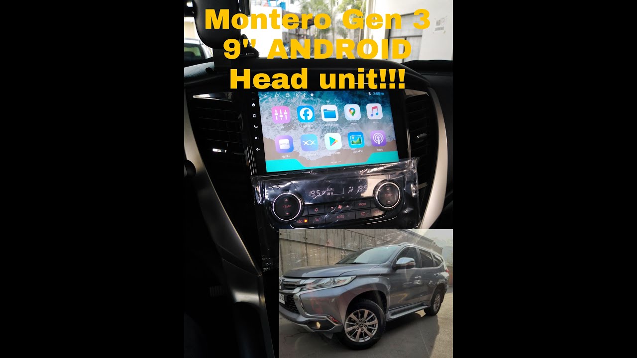 HOW TO INSTALL MONTERO GEN 3 ANDROID HEAD UNIT? #montero - YouTube
