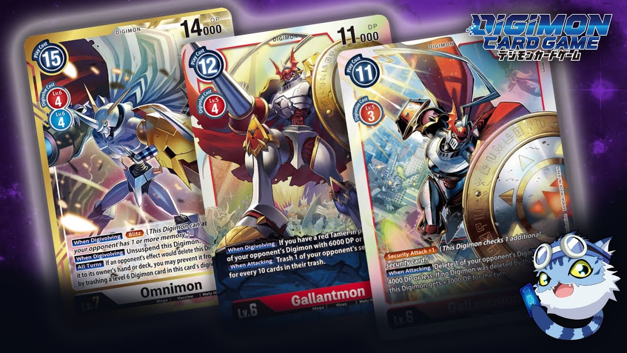 Upgrade the Gallantmon Starter Deck!!! Digimon TCG BT6 - YouTube