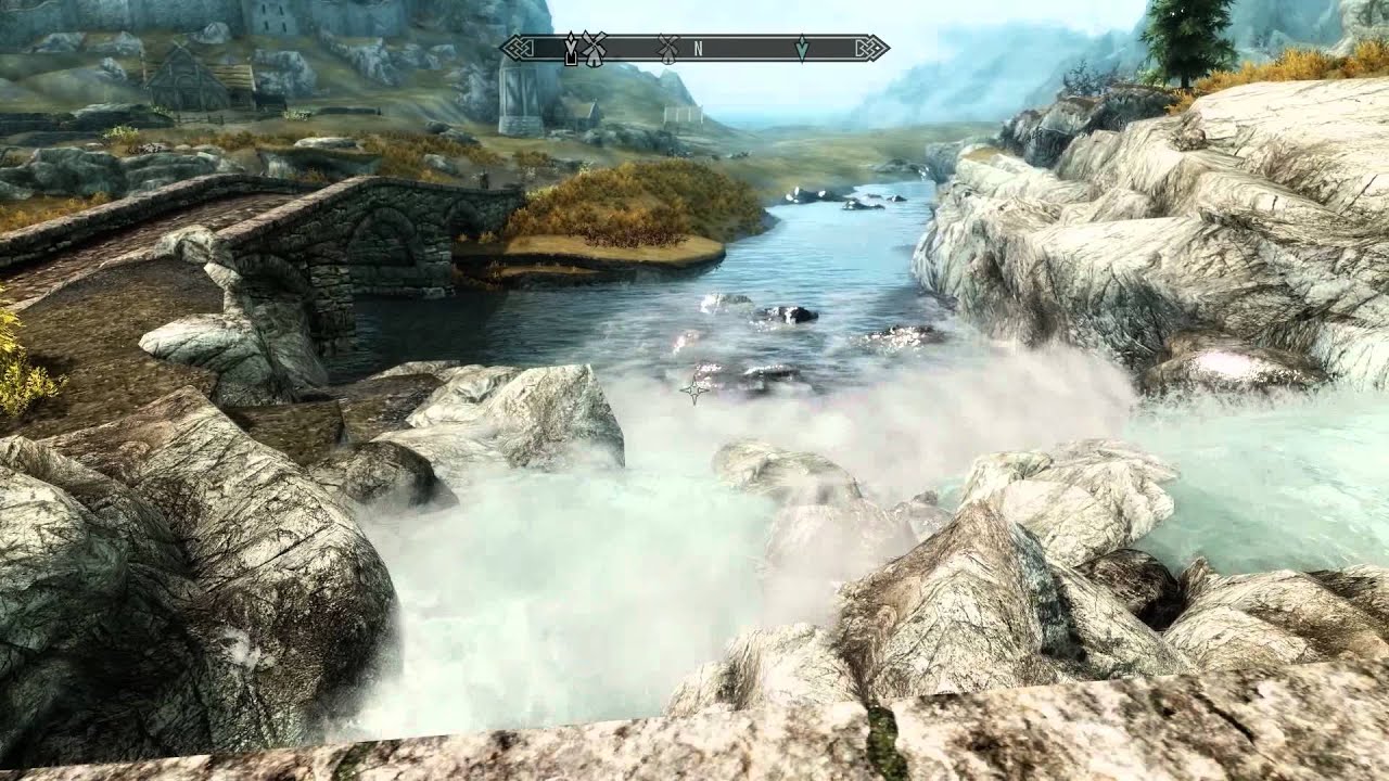 TES V - Skyrim WATER - Water And Terrain Enhancement Redux - YouTube