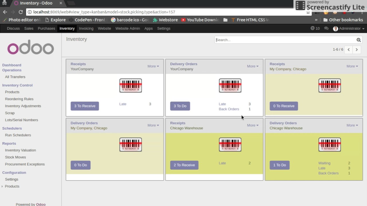 Warehouse Barcode How Works Lot and Serial number - YouTube