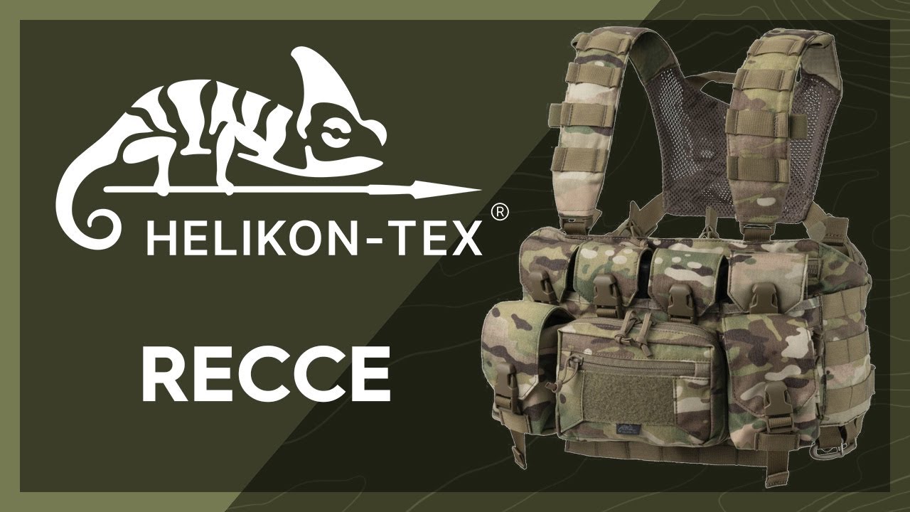 Chest rig HELIKON RECCE - Military Range - YouTube