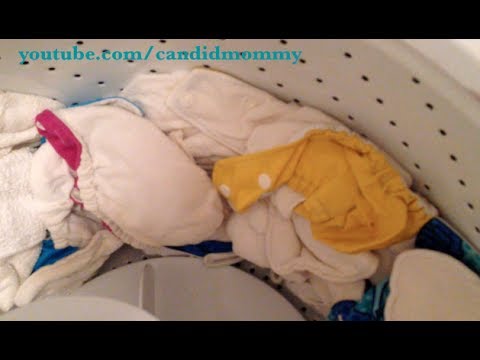 Simple Cloth Diaper Wash Routine (that works!!) - YouTube