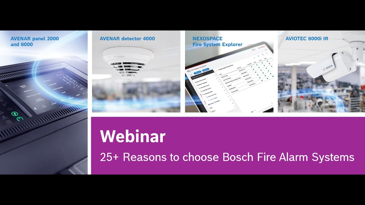Bosch Security: 25+ Reasons to choose Bosch Fire Alarm Systems - YouTube