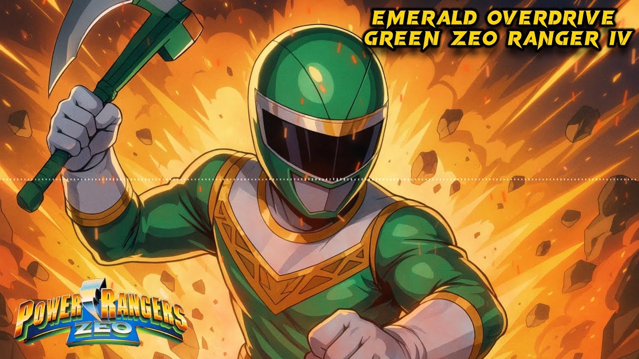 Emerald Overdrive (Green Zeo IV) | Synthwave Metal Power Rangers ...