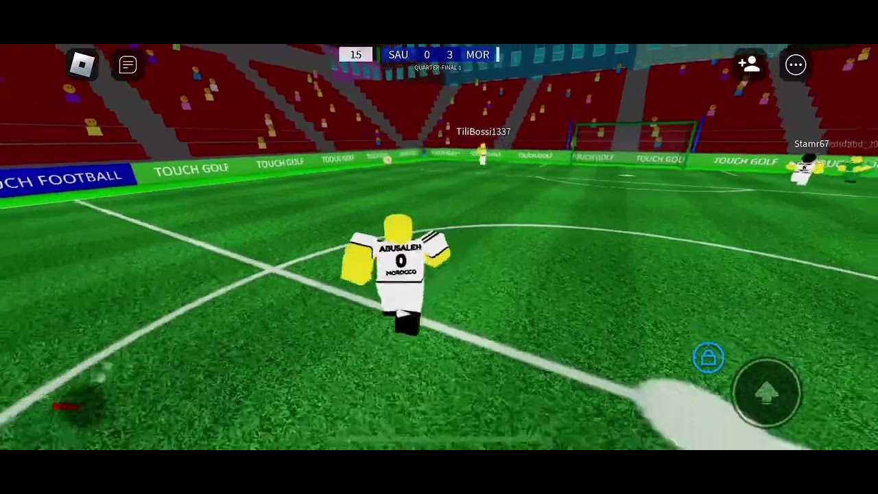Roblox touch football😎 - YouTube