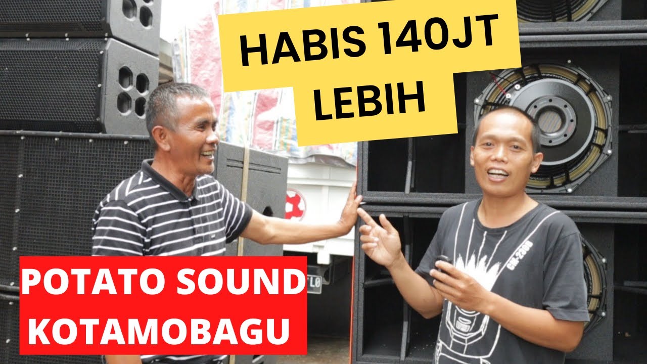 POTATO SOUND KOTAMOBAGU Full set Sound 5000w Lengkap Keybord dan ...