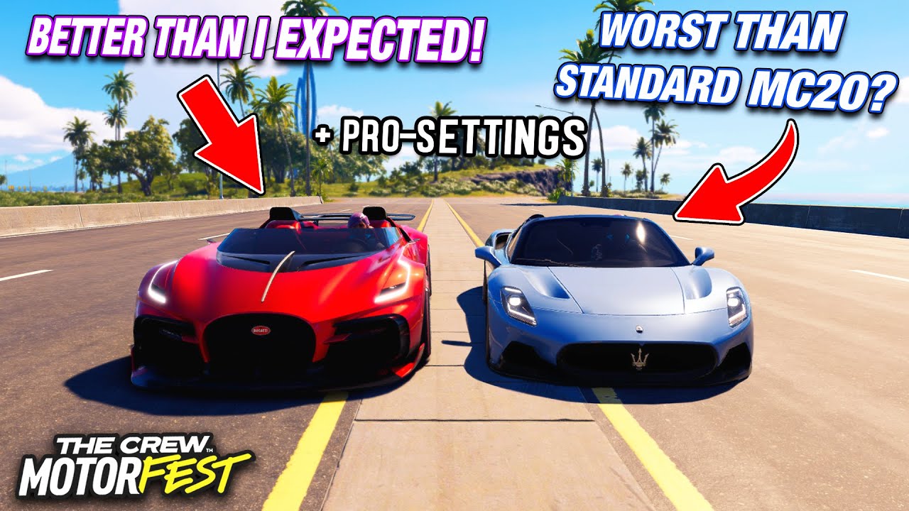 Using The New Bugatti Veyron Barchetta Velvet Edition & Maserati MC20 ...