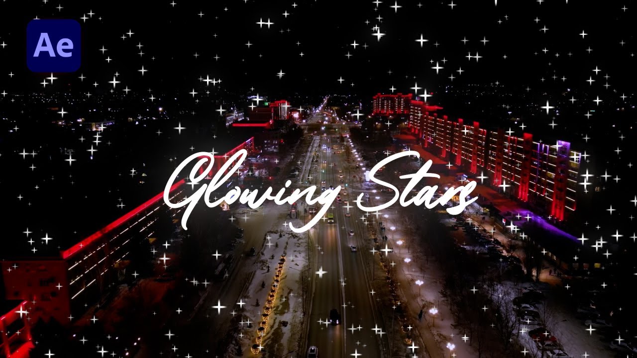 Magical GLOWING and TWINKLING Stars | After Effects Tutorial - YouTube