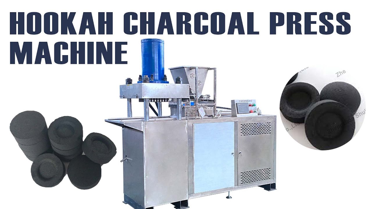 Shisha Charcoal Tablet Press Machine for Round Hookah Briquettes Making ...