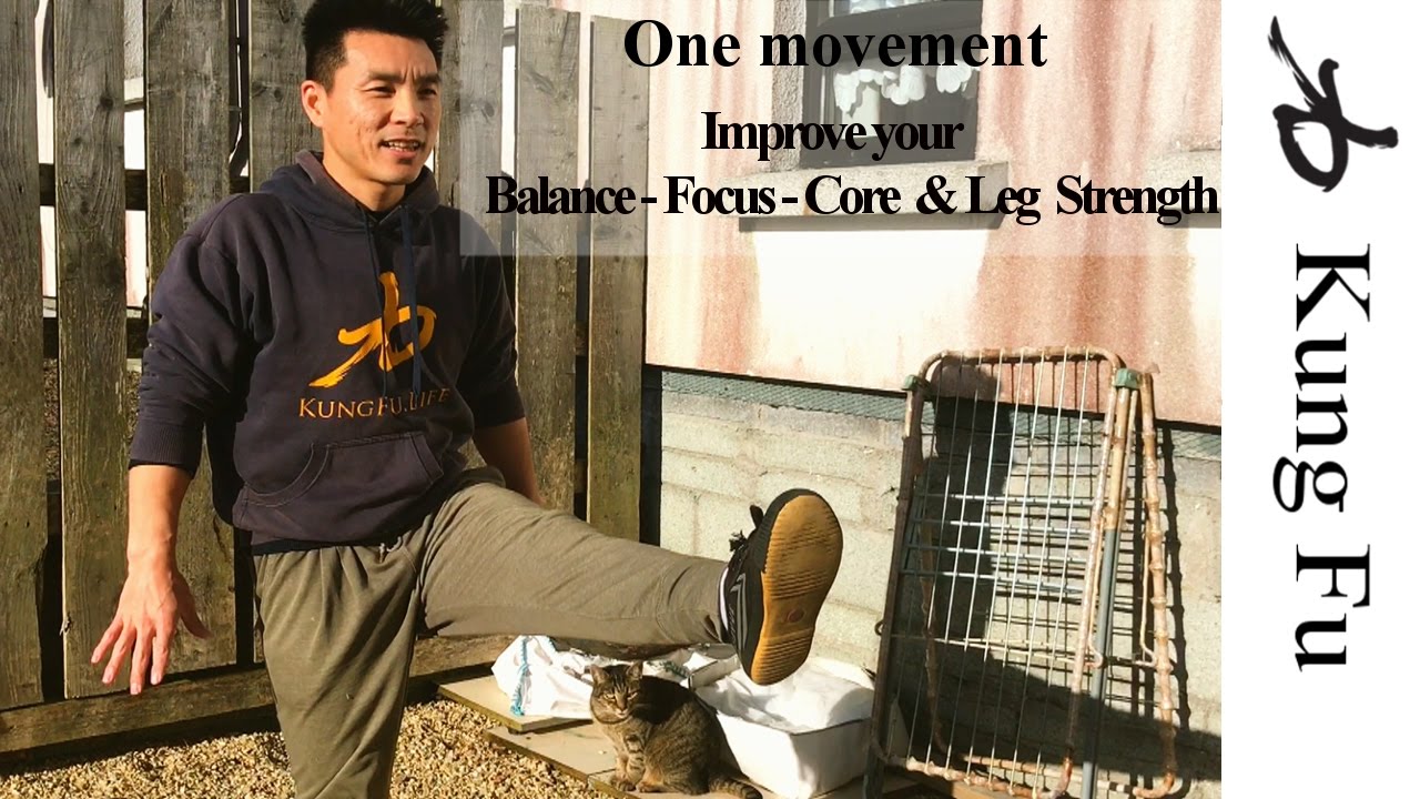 One Kung Fu movement to train - Core, Leg, Balance and Focus - YouTube