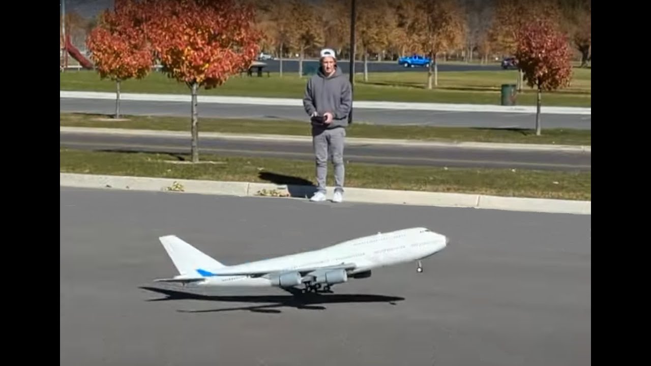 3D PRINTED RC BOEING 747-400 FLIGHT TEST #boeing747 #rcplane ...