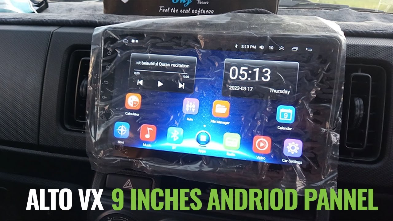 9 inches Android Panel installation in Alto vx | Alto Modifications ...