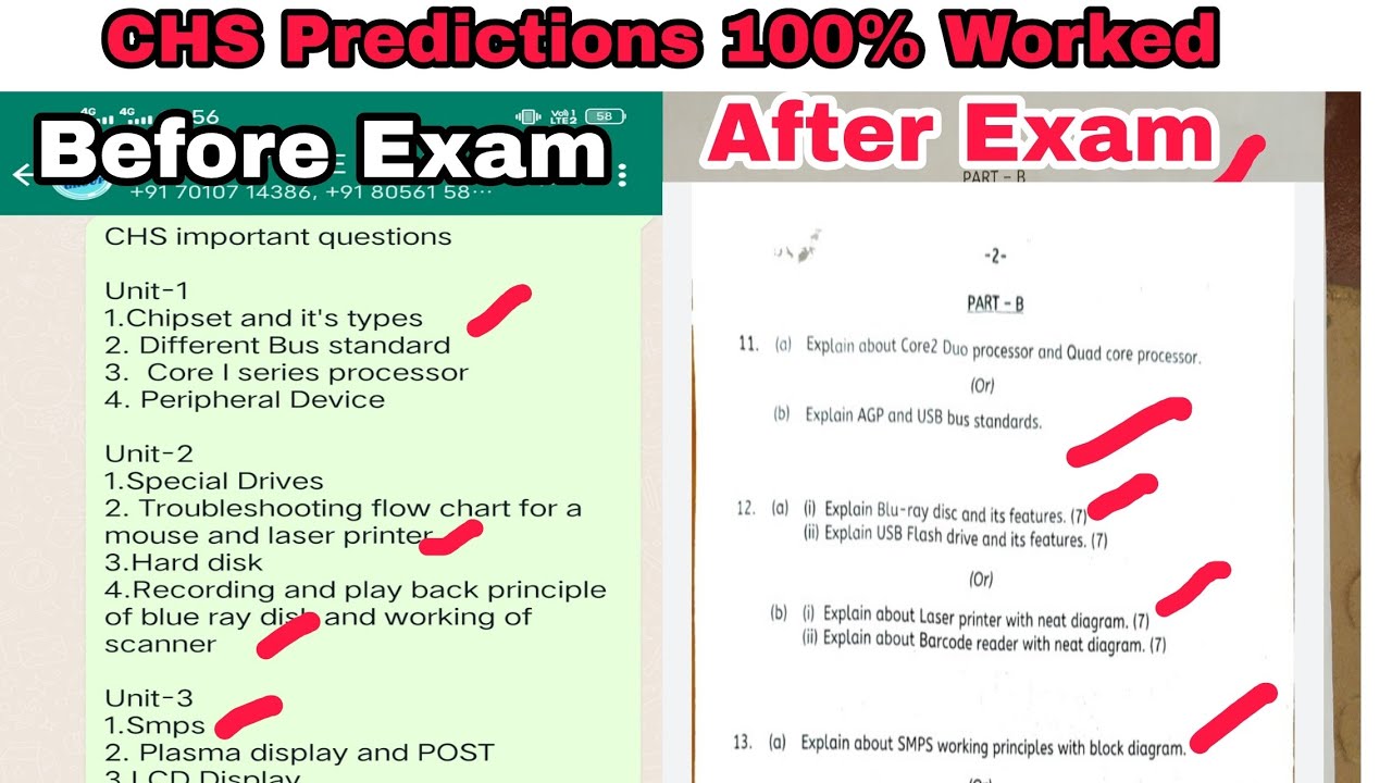 CHS Board exam question Predictions 100% worked | CHS கேள்விதாளை கணித்த ...