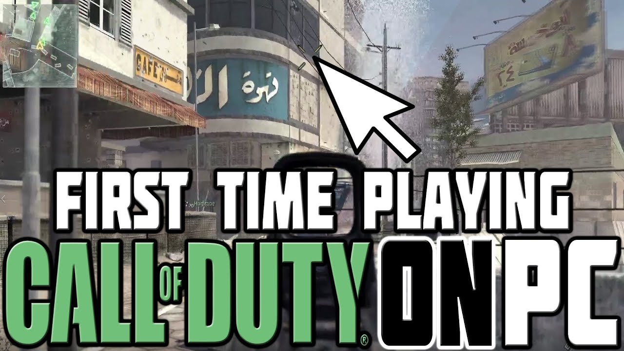 PLAYING CALL OF DUTY ON PC FOR THE FIRST TIME! - YouTube