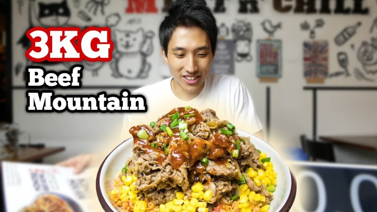 3KG BEEF MOUNTAIN CHALLENGE! - YouTube