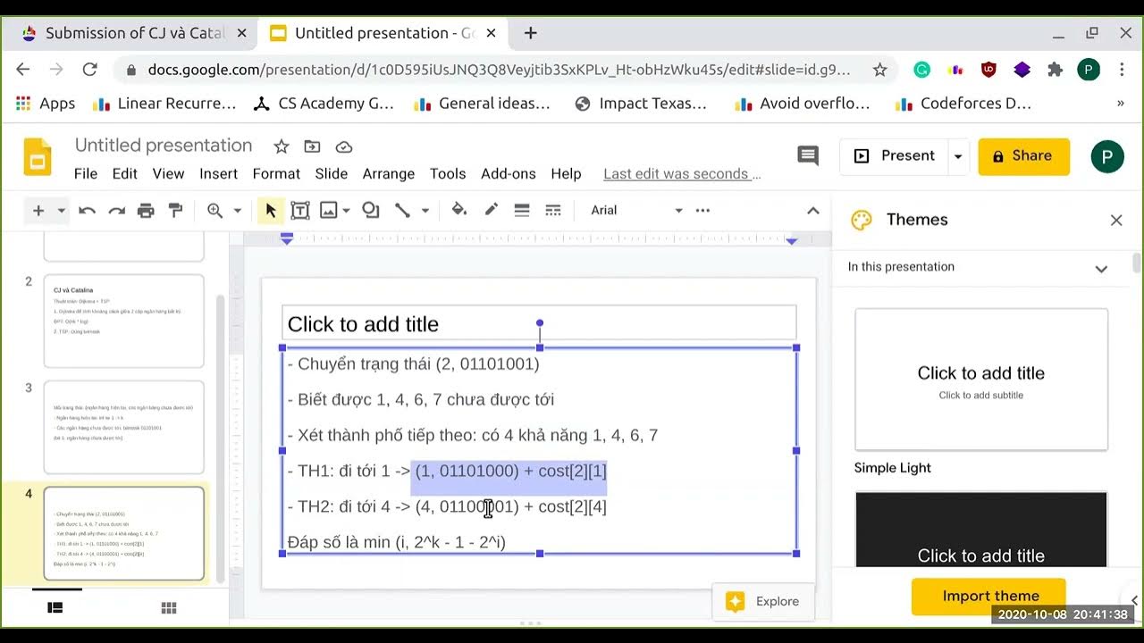DP Bitmask - YouTube