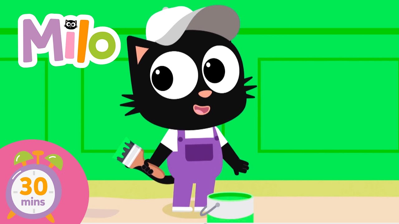 Milo works at home | Milo Official Channel - YouTube