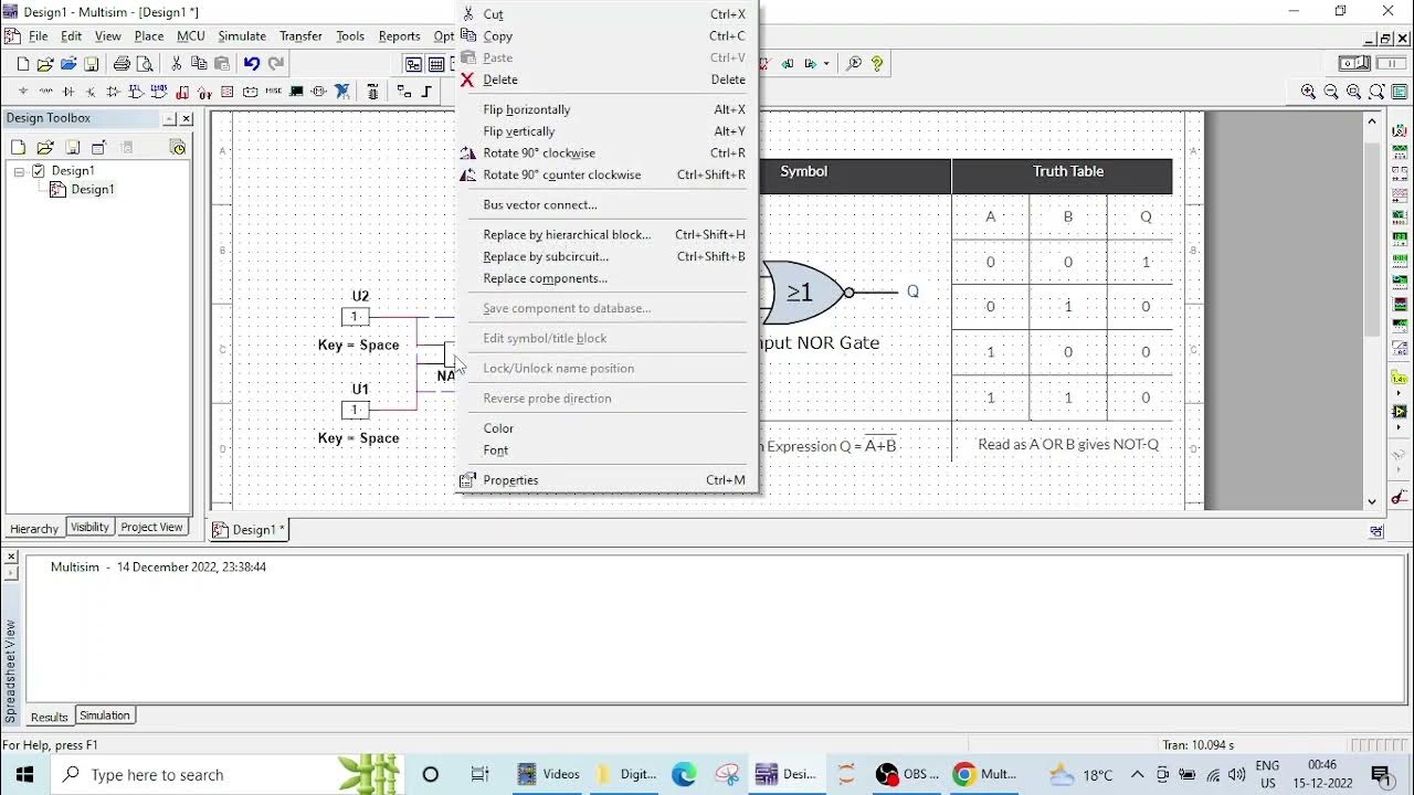 5. Designing and Verifying NOR Gate Digital Circuit Operation Using ...