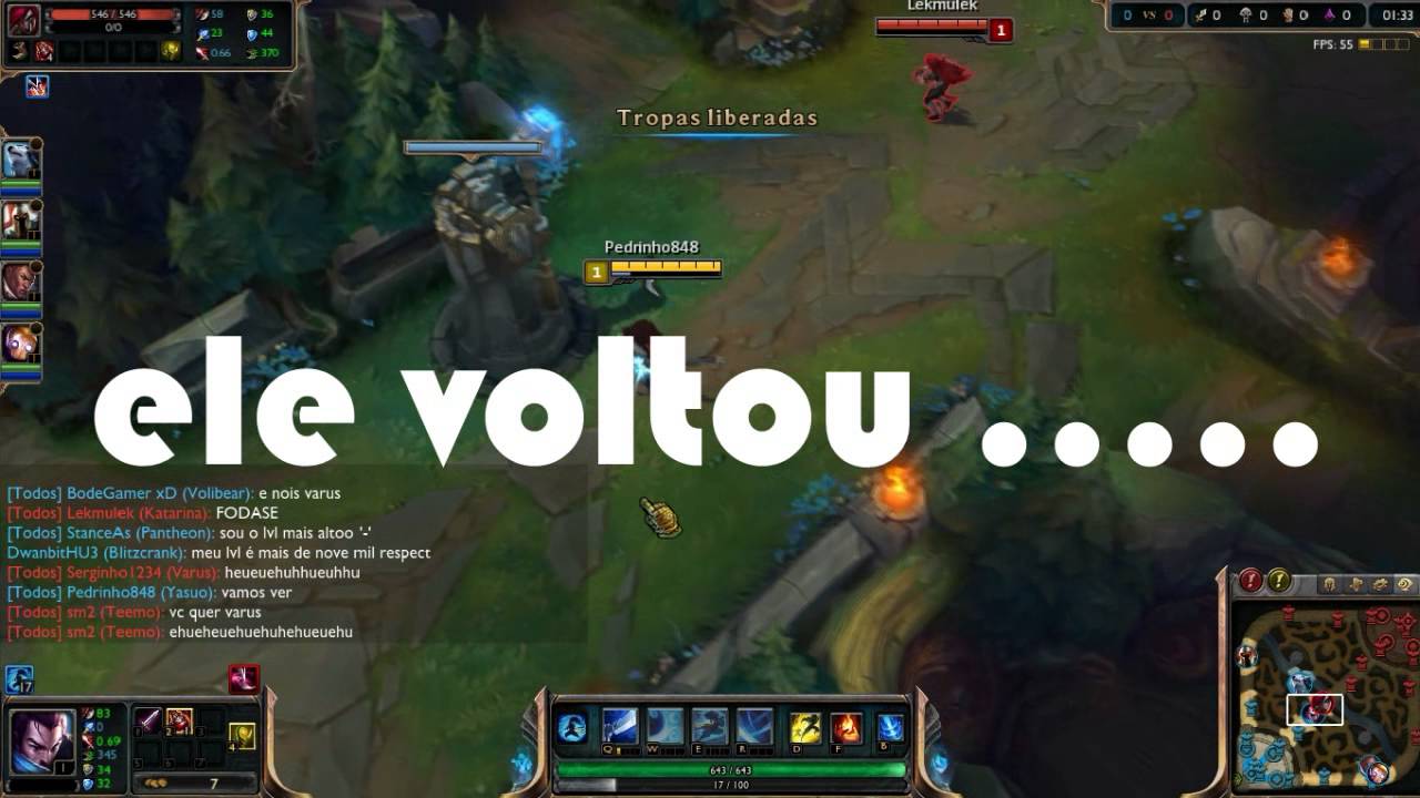 voltando ao lol ft: dwanbit, bode gamer, swag gamer - YouTube