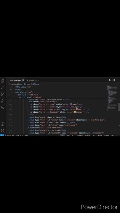 Checkout form #coding #trending #education #python #developer #frontend #website #webdesign # ...