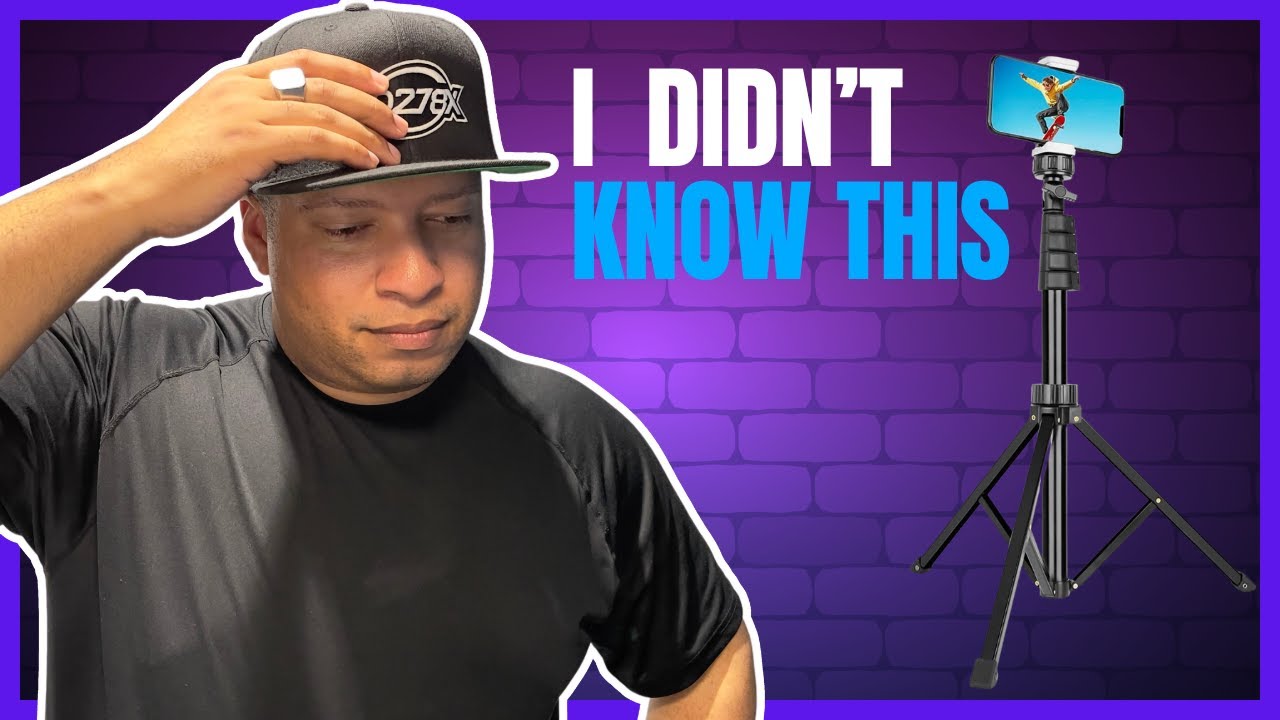 I've Been Using My Phone Tripod Wrong This Entire Time | Sensyne 62" Phone Tripod & Selfie Stick ...