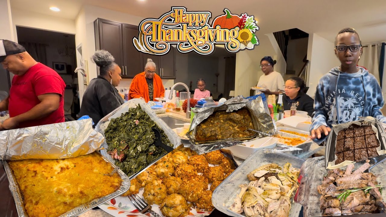 HAPPY THANKSGIVING 🦃 MUKBANG - YouTube