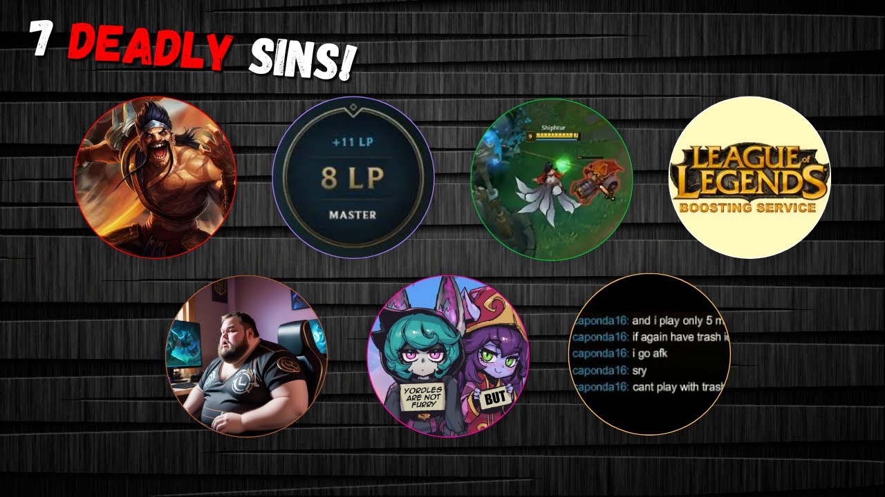 7 Deadly League of Legends Sins! - YouTube