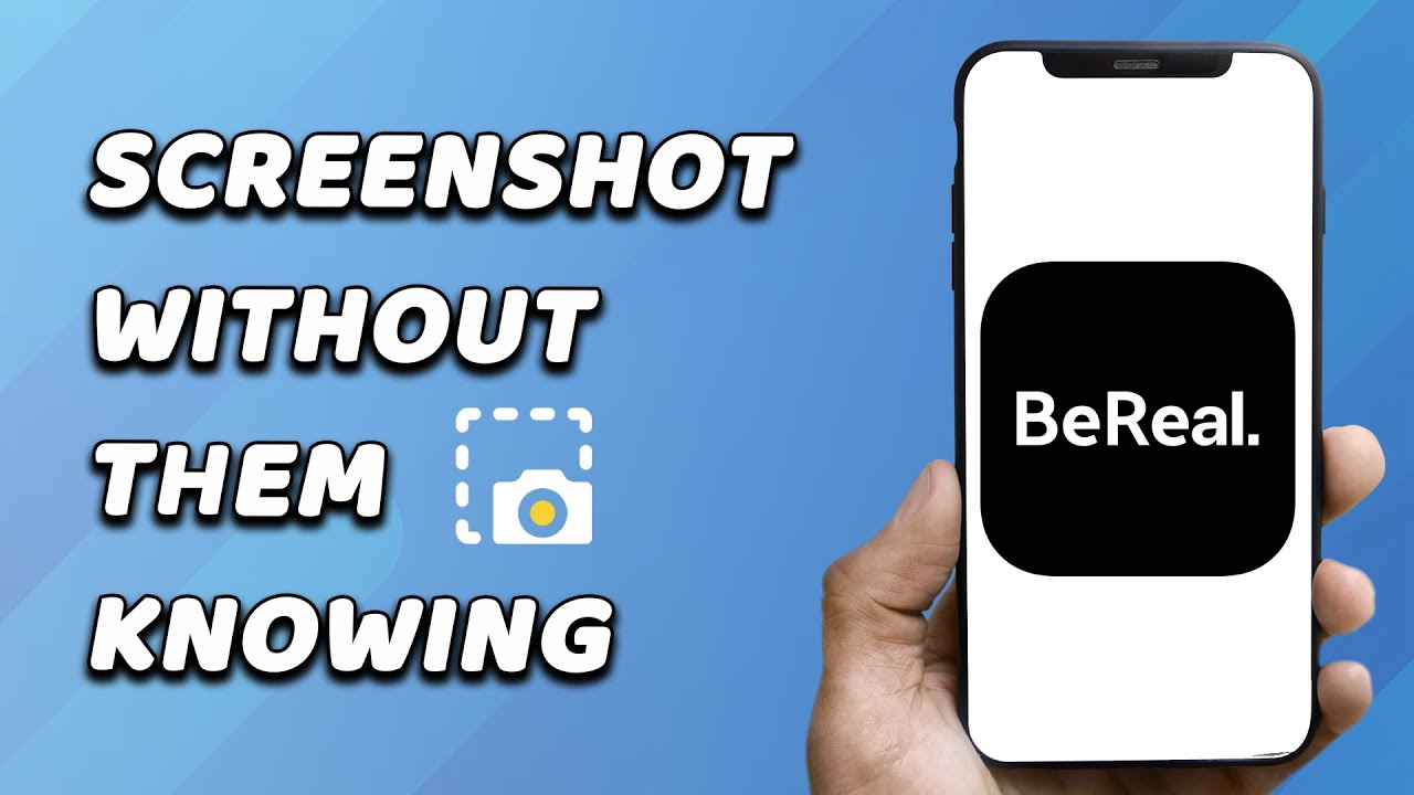 How To Screenshot BeReal Without Them Knowing (EASY!) - YouTube
