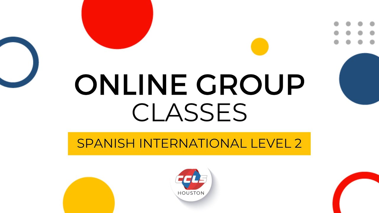 Online Group Class Level 2 - YouTube