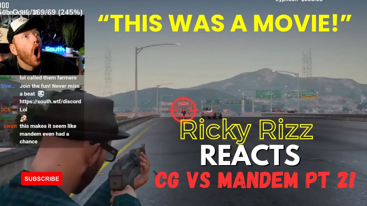 Ricky Rizz Reacts to CG vs Mandem PT 2! 🤯 "This was a movie!" #gtarp ...