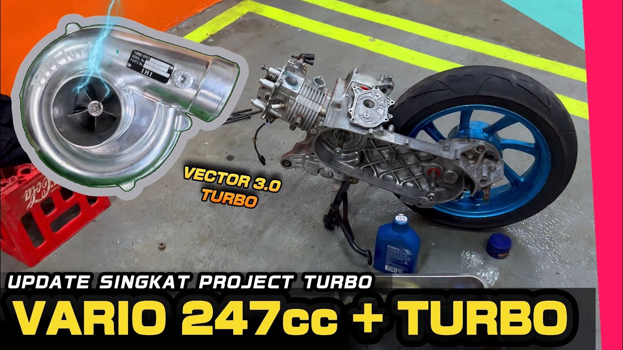 MESIN VARIO 247cc + TURBO ELECTRIC - VECTOR 3.0 - YouTube